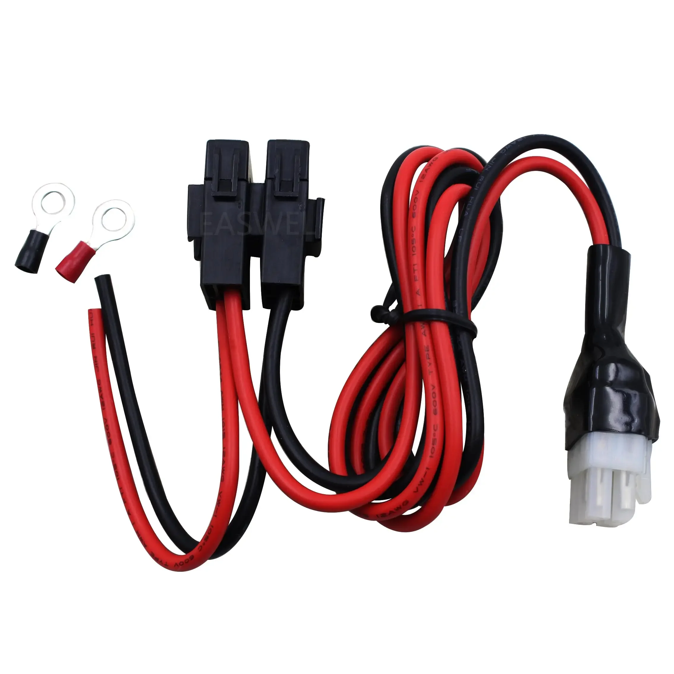 4 pin 12AWG DC Power Cable Yaesu Icom IC-7100 IC-7300 IC-7000 IC-7610 ...