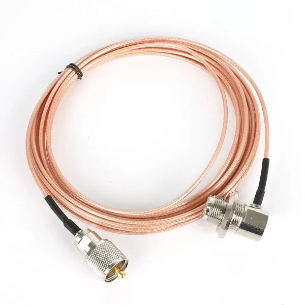 Pink 5 Meter 316 Coaxial Cable UHF/PL-259 Male to Female for QYT KT-8900 YAESU ICOM KENWOOD ...