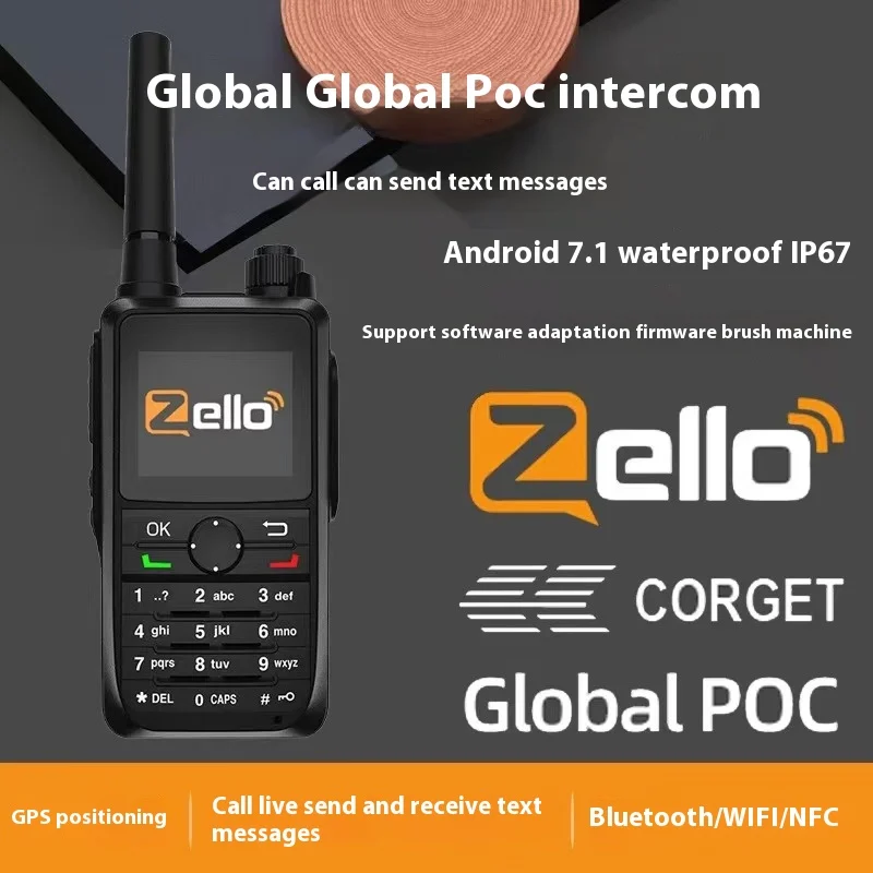 Cheap Zello Walkie Talkie POC Network Radio Waterproof Ip67 Wifi BlueTooth GPS Long Range Two ...